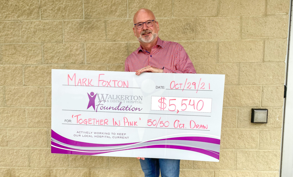 Foxton wins WDHF's October 'Pretty in Pink' raffle