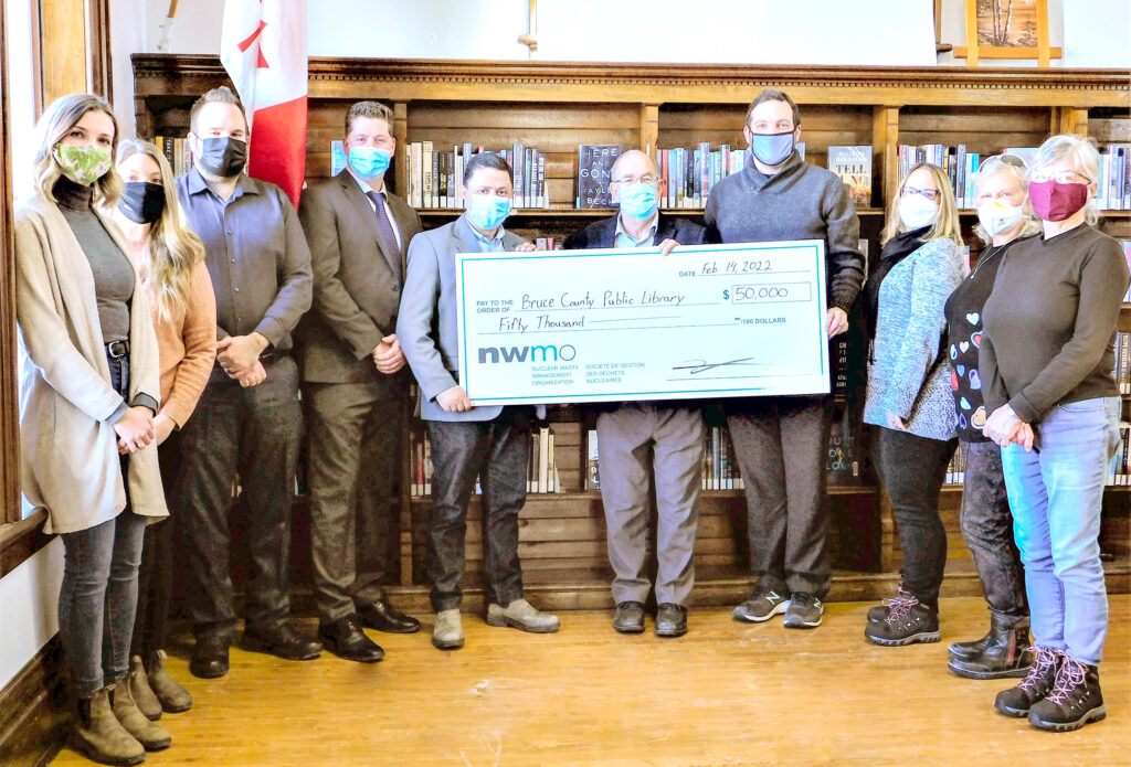 NWMO makes large donation to Bruce County Library’s bookmobile campaign