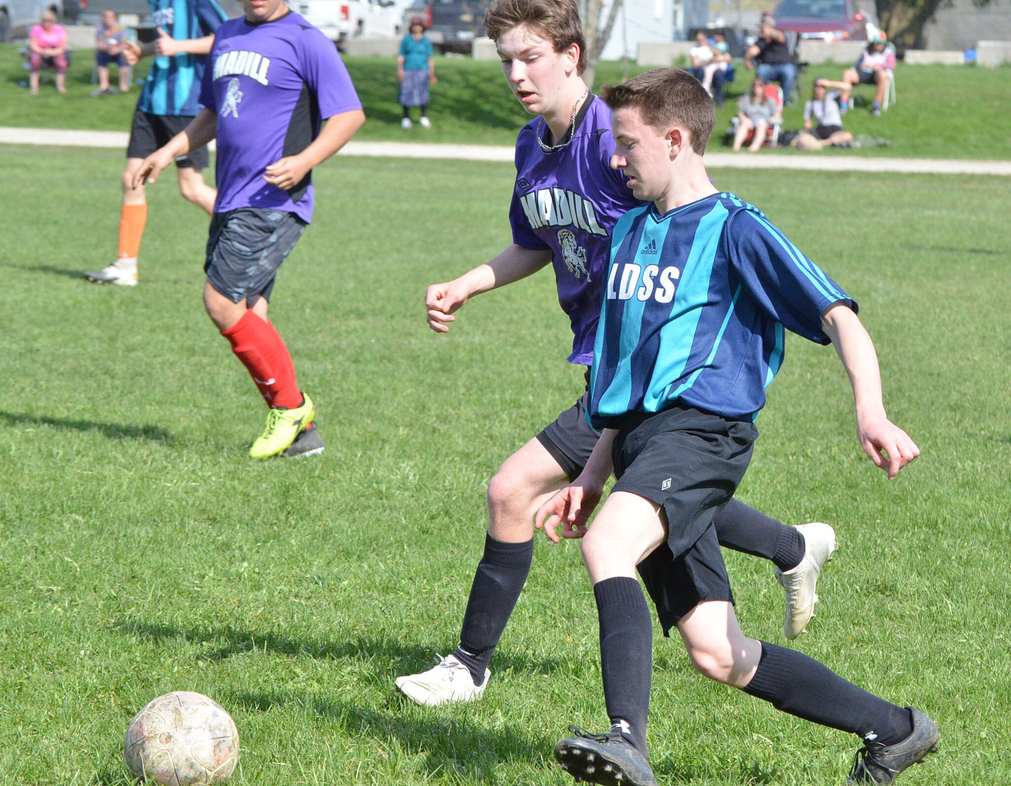 F.E. Madill, LDSS senior boys soccer teams plays to 1-1 draw