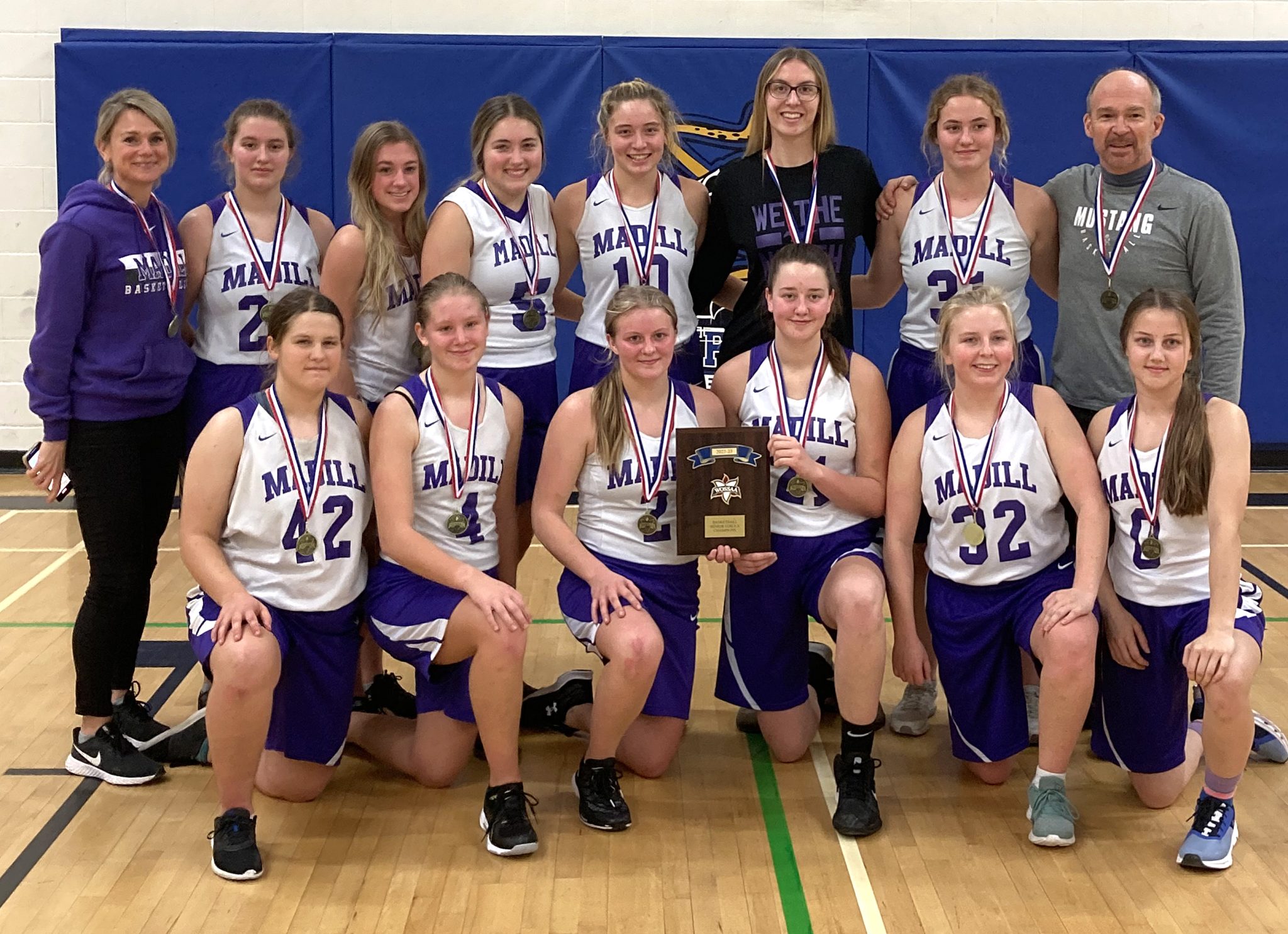 Madill senior girls take basketball gold at WOSSAA