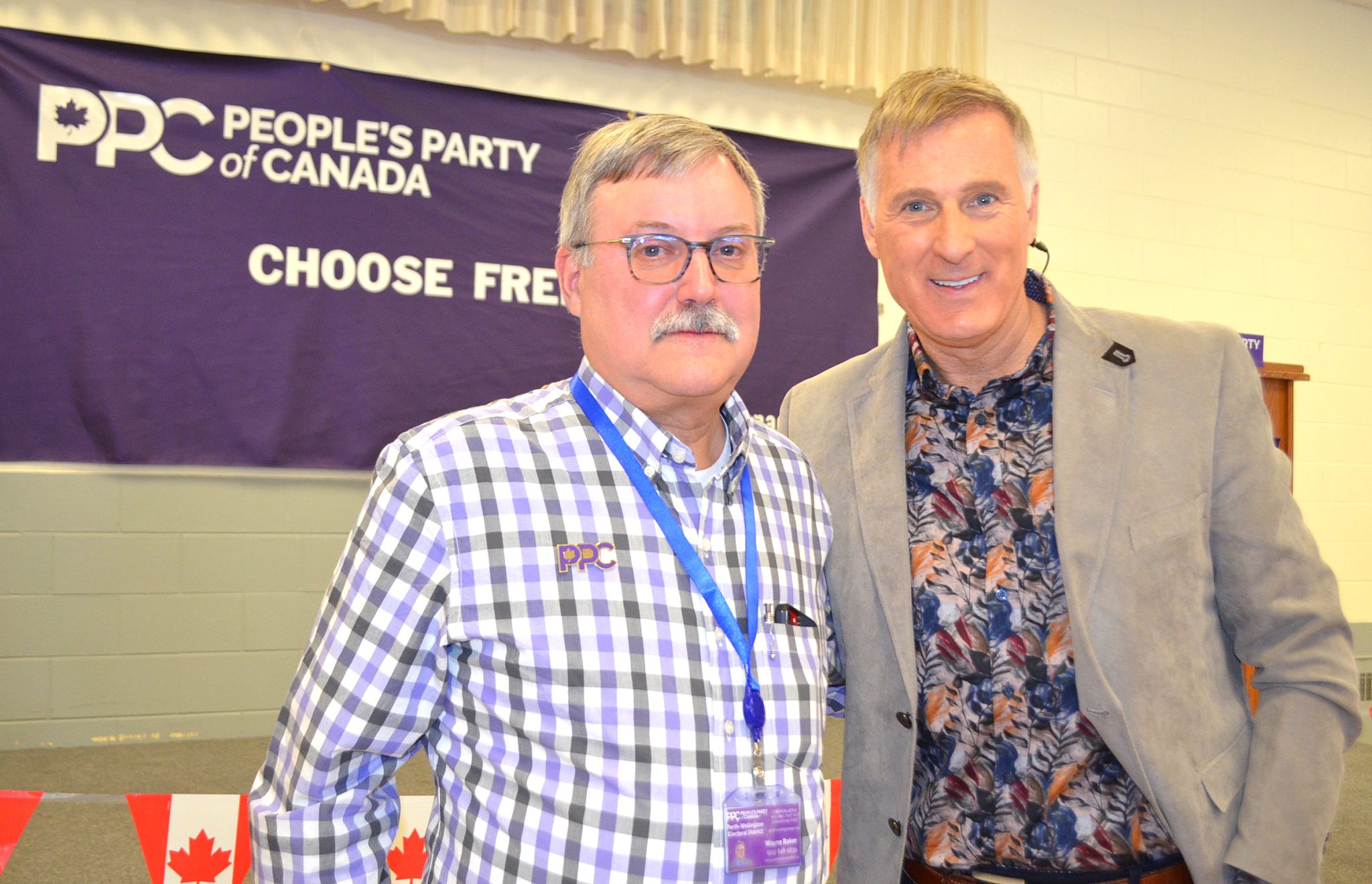 PPC leader Bernier, supporters gather in Atwood