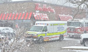 Vehicle crashes into Tim Hortons in Listowel