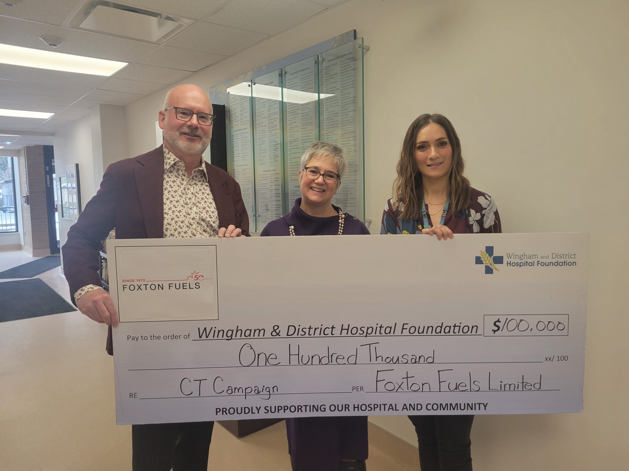 Campaign Chair leads the way in CT scanner campaign