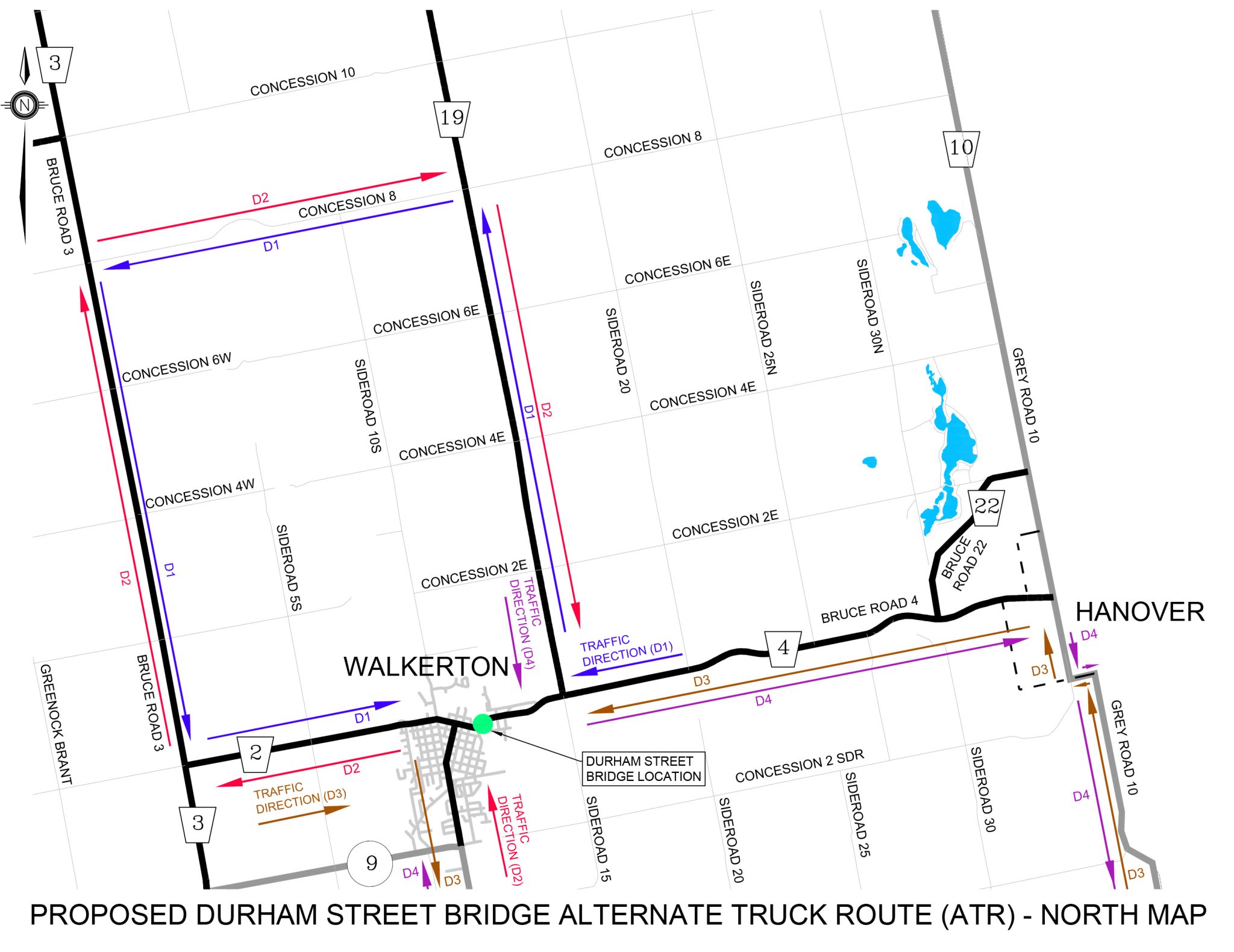 County diverts heavy truck traffic from Durham Street bridge in Walkerton
