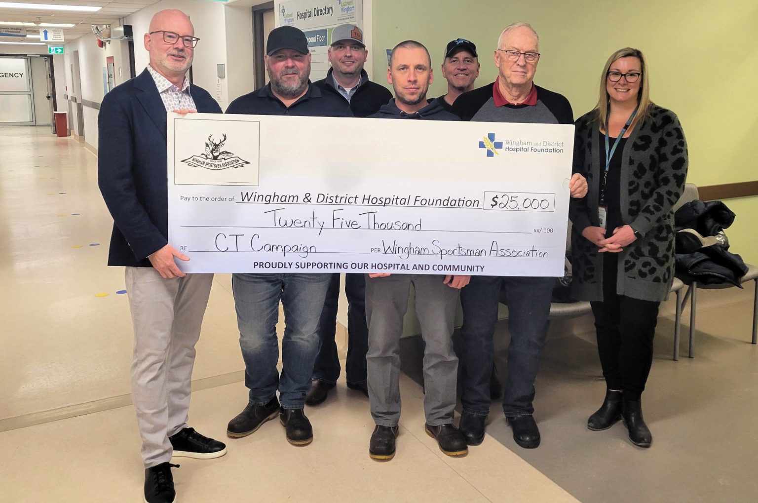 Sportsmen commit $25K to CT scanner campaign