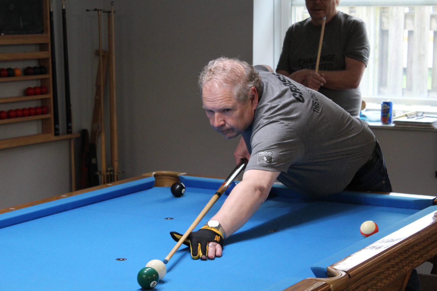 Ty Cross played 8-ball for 30 hours to raise funds for ALS