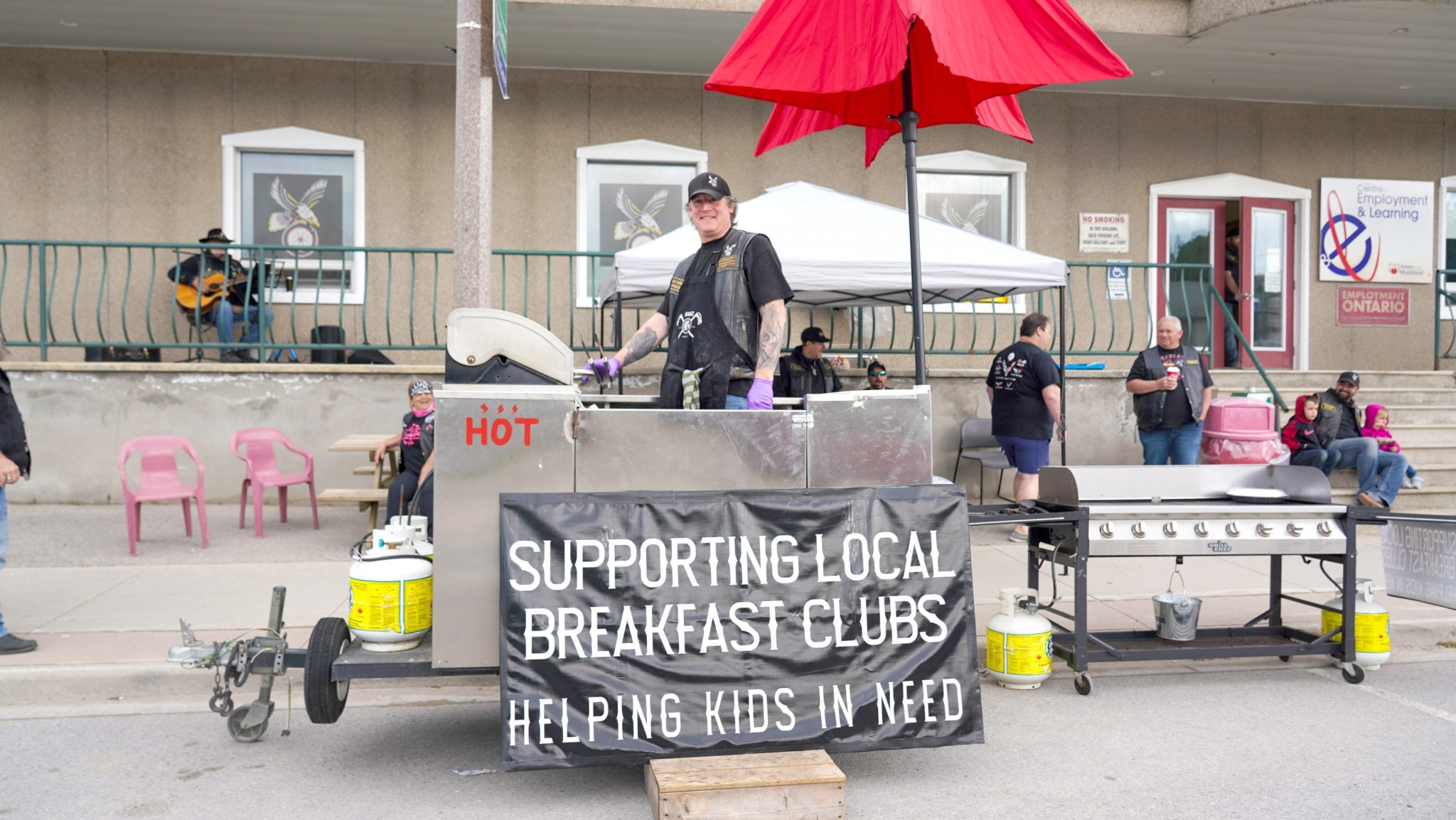 Independent Motorcycle Club holds first barbecue fundraiser