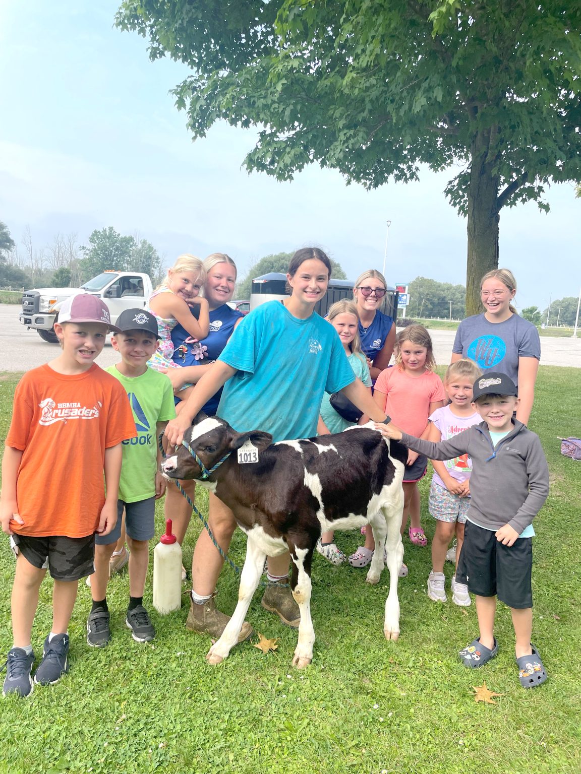 North Huron Summer Day camp had a visit from Peel Dominium Farms on Aug ...