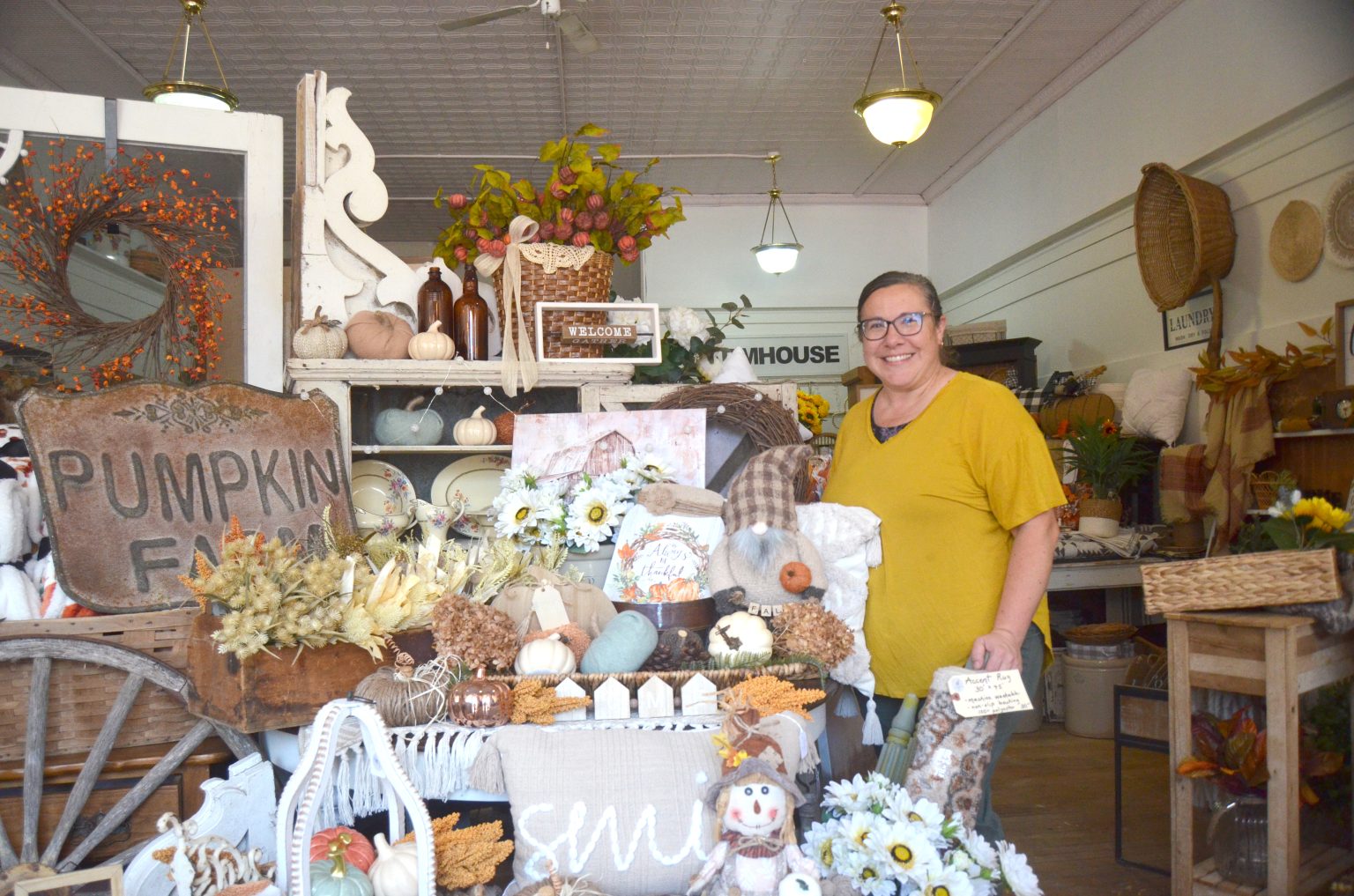 The Farmhouse Shop - creative decor and more in downtown Mildmay