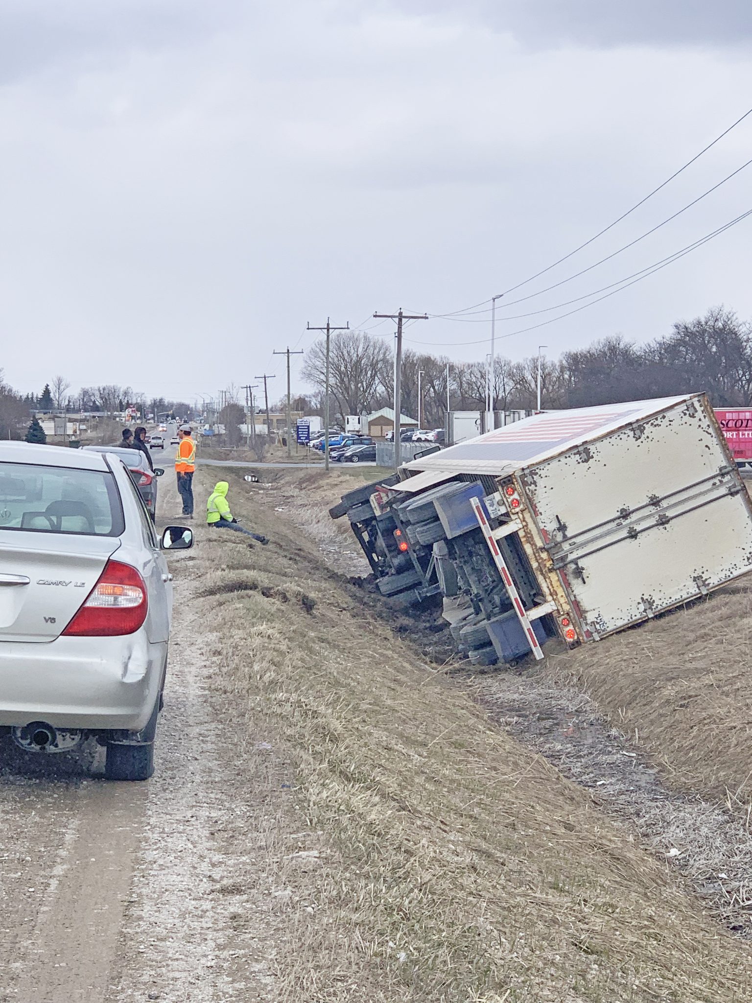 Truck and trailer accident in Listowel April 9 led to a two day cleanup