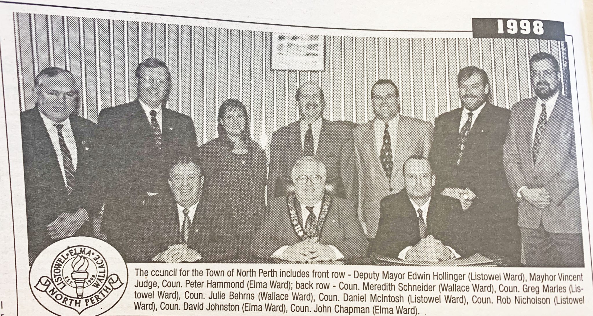 Becoming North Perth: amalgamation of Listowel, Elma, Wallace