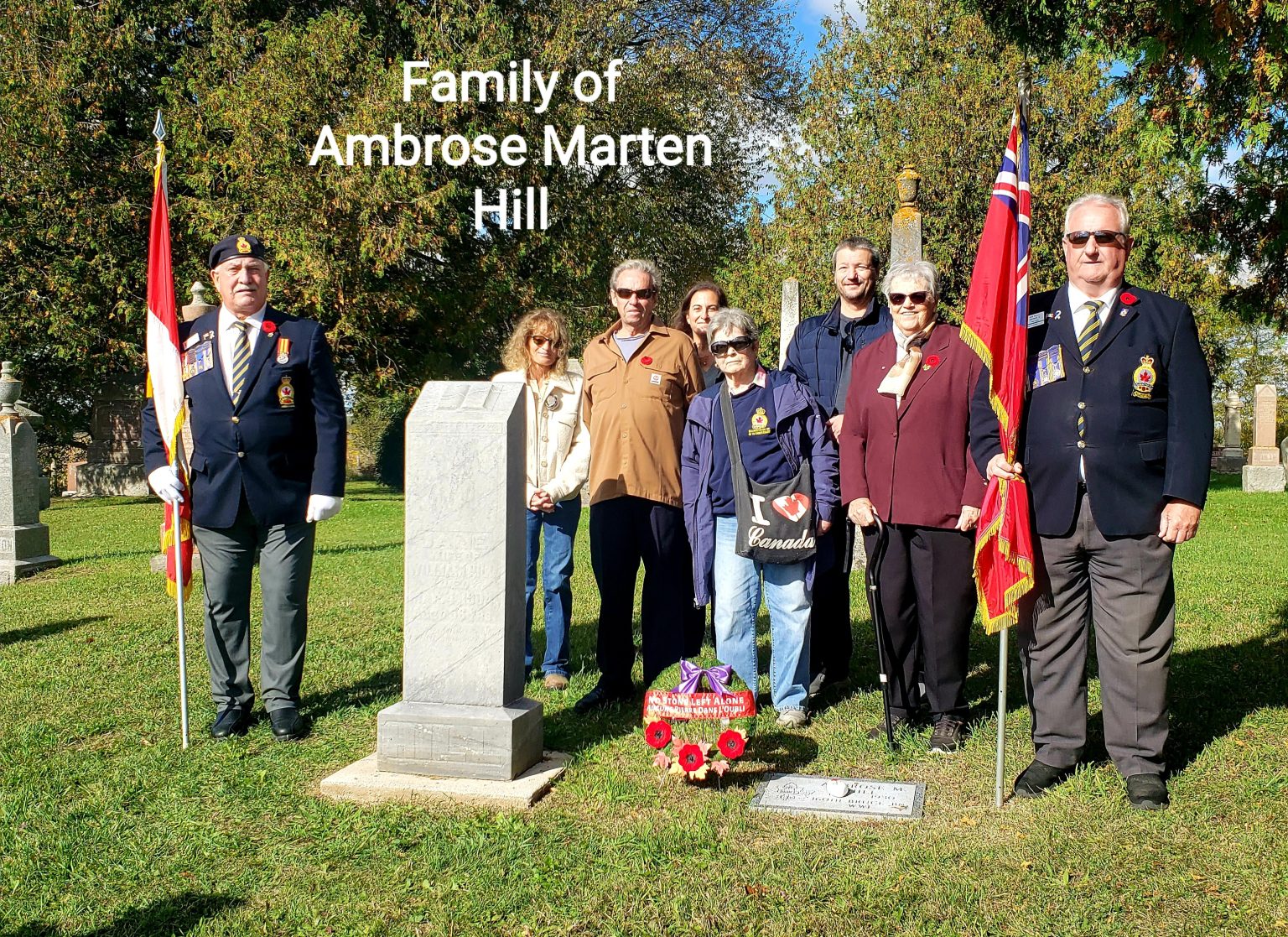 No Stone Left Alone ceremony held at Lovat Cemetery to honour Ambrose ...