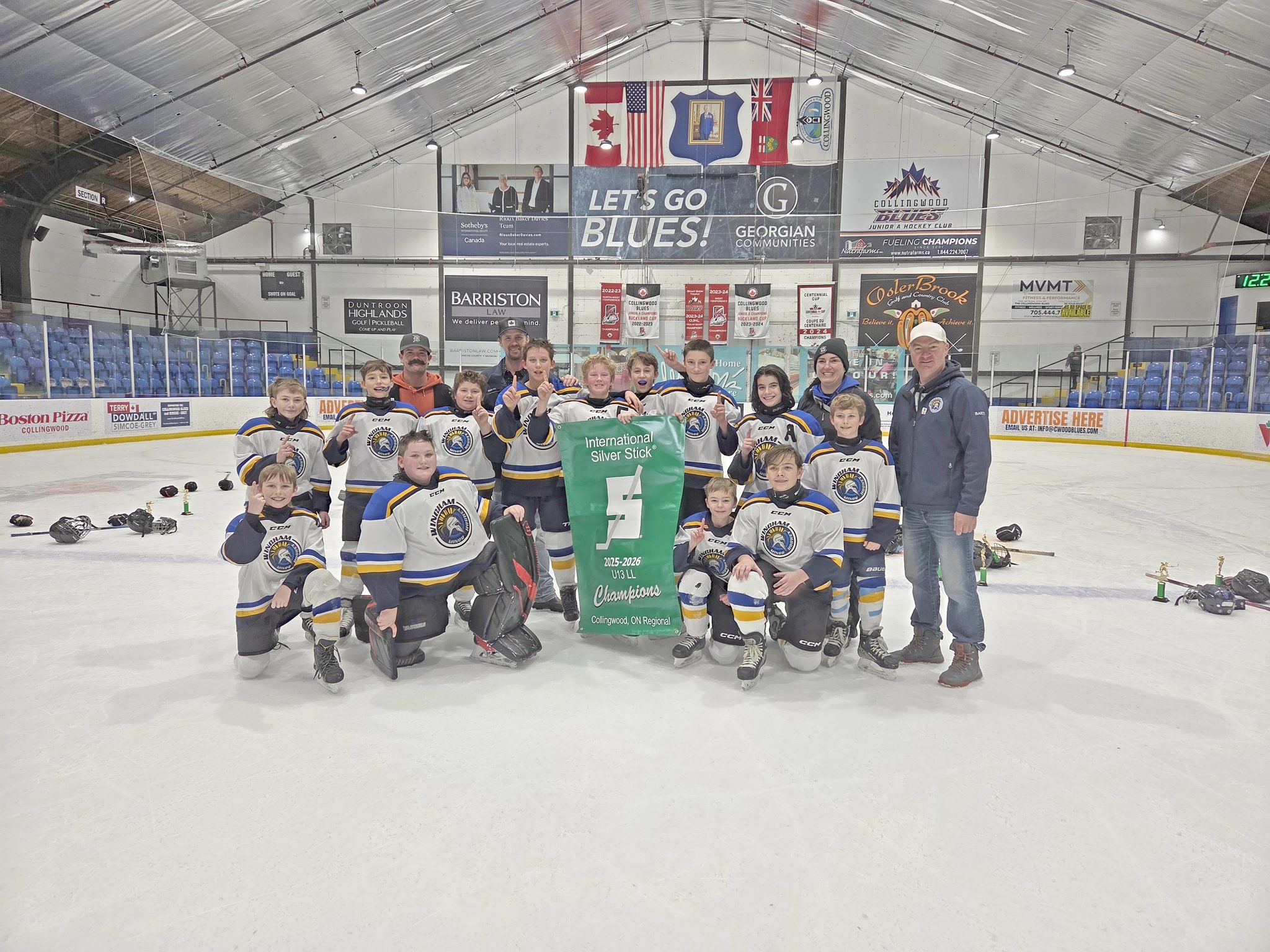Wingham Ironmen U13 LL Blue team wins Regional Silverstick Tournament ...