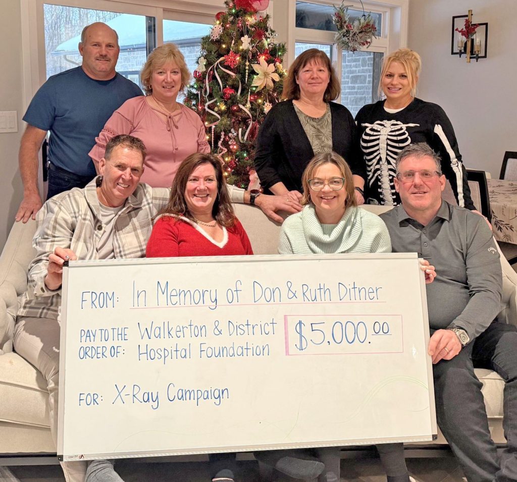 Ditner Family donates to Buy-A-Bone campaign